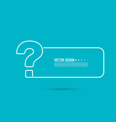 Hot question mark icon Royalty Free Vector Image