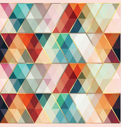 Rhombus seamless pattern simple geometric Vector Image