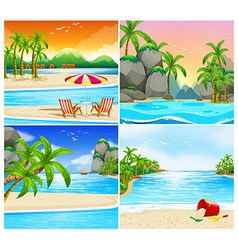 Summer sand beach background Royalty Free Vector Image