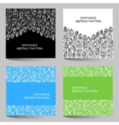 Hand drawn entangle document template Royalty Free Vector