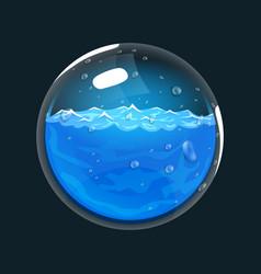 Sphere magic game icon magic orb interface Vector Image