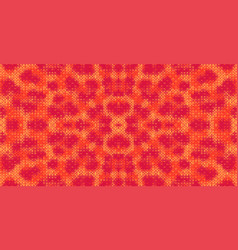 Leopard pixel art style stains pattern design Vector Image