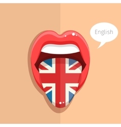 Concept studying english Royalty Free Vector Image