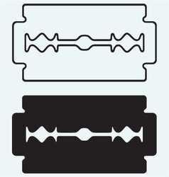 Razor blade Royalty Free Vector Image - VectorStock