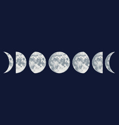 Astrology triple moon Royalty Free Vector Image