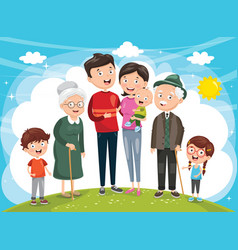 Happy family Royalty Free Vector Image - VectorStock