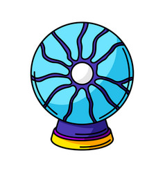 Magic ice ball isolated Royalty Free Vector Image