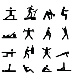 Training pictograms Royalty Free Vector Image - VectorStock