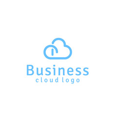 Letter m cloud logo Royalty Free Vector Image - VectorStock