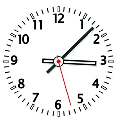 Colorful clock Royalty Free Vector Image - VectorStock