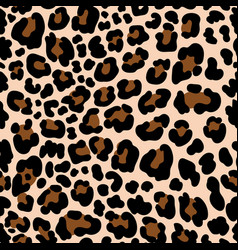 Leopard pixel art style stains pattern design Vector Image