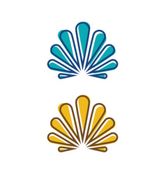 Shell icon Royalty Free Vector Image - VectorStock