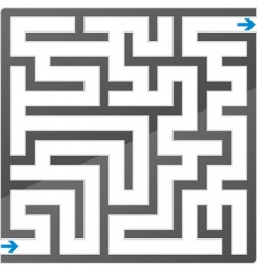 Maze game template with mosque background Vector Image