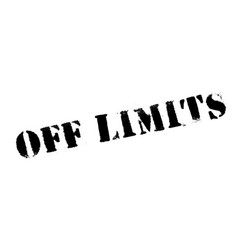 Off limits rubber stamp Royalty Free Vector Image