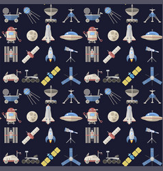 Rocket spaceship or spacecraft and Royalty Free Vector Image