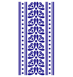 Blue decorative line design Royalty Free Vector Image