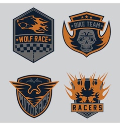 Sports stripes car stickers racing decals Vector Image