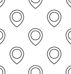 Pin position curve gold logo Royalty Free Vector Image