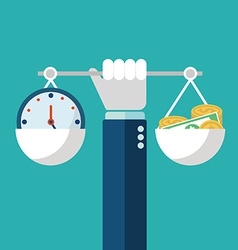 Time and money Royalty Free Vector Image - VectorStock