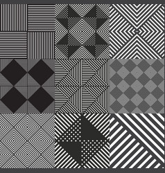 Pattern Set Royalty Free Vector Image - VectorStock