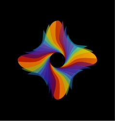 Spectrum of visible light- color wheel design Vector Image
