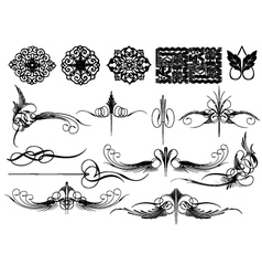 Fleurettes Royalty Free Vector Image - VectorStock