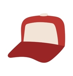 Yellow baseball cap icon Royalty Free Vector Image