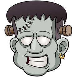 Zombie face Royalty Free Vector Image - VectorStock