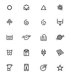 Washing Machine Labels Royalty Free Vector Image