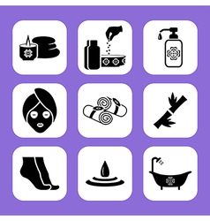 Feet massage points infographics Royalty Free Vector Image