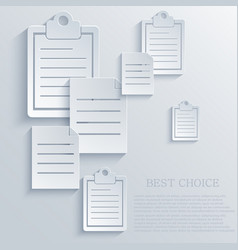 Vintage paper Long collections design Royalty Free Vector