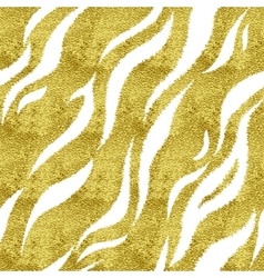 Gold tiger pattern Royalty Free Vector Image - VectorStock