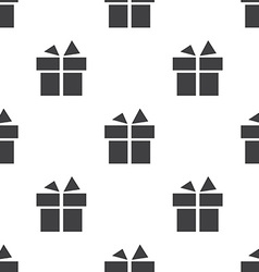 Seamless gift present boxes pattern Royalty Free Vector