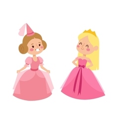 Beautiful princess with diadem Royalty Free Vector Image