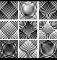 Graphic patterns set Royalty Free Vector Image