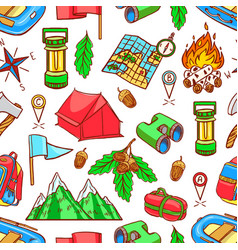 A camp fire Royalty Free Vector Image - VectorStock