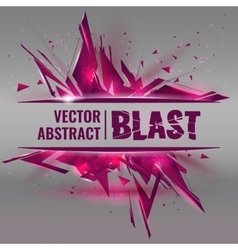 An abstract explosion Royalty Free Vector Image