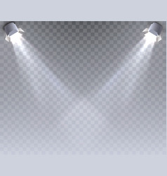 Spotlight on transparent background eps10 Vector Image