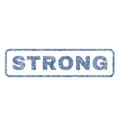 Strong rubber stamp Royalty Free Vector Image - VectorStock