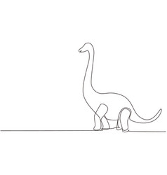 Brontosaurus Royalty Free Vector Image - VectorStock