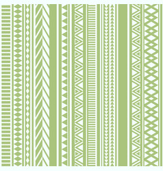 Abstract ikat triangles stripes frame seamless Vector Image