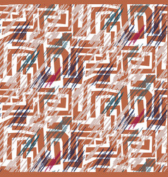 Maze seamless pattern labyrinth abstract Vector Image