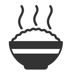 Hand take donate bread icon simple style Vector Image