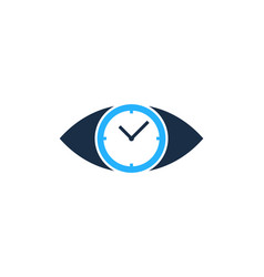 Graph eye logo icon design Royalty Free Vector Image