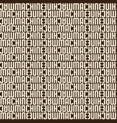 Random letters seamless pattern Royalty Free Vector Image