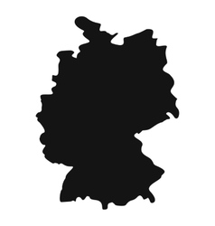 Germany map icon outline style Royalty Free Vector Image