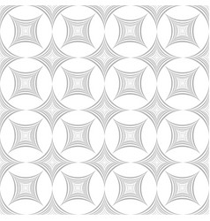 Monochrome seamless circle pattern - swirl Vector Image