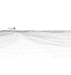 3d landscape Royalty Free Vector Image - VectorStock