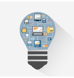 Graphic tablet in a flat style digital drawing Vector Image