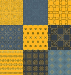 Pattern Set Royalty Free Vector Image - VectorStock